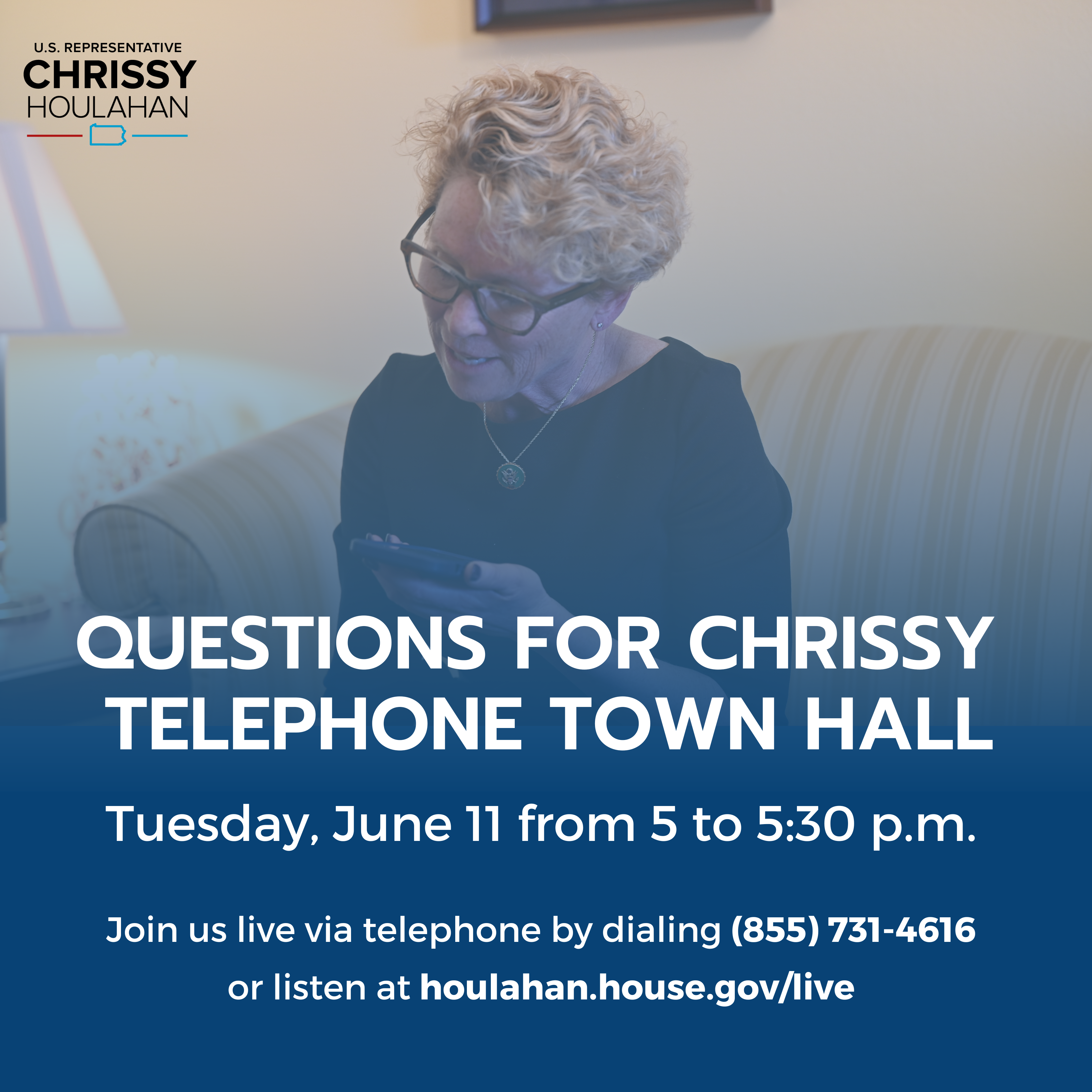 Houlahan Announces “Questions for Chrissy” Telephone Town Hall | U.S ...